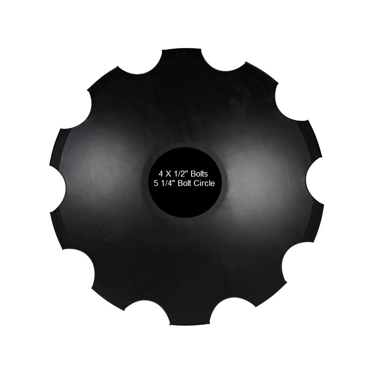Notched Flat Center Disc Blade, 20" x 6.0mm, to fit Degelman 143557 ...
